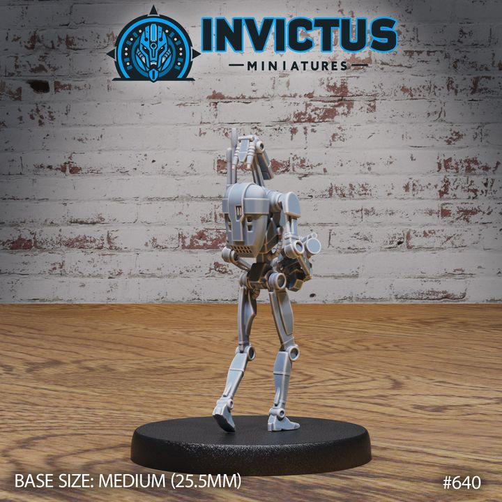 3D Printable Roger Droid Set / Battle Robot / Space Cyber Mech ...