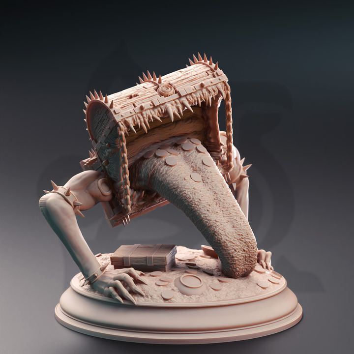 3D Printable Treasure Mimic by DM Stash