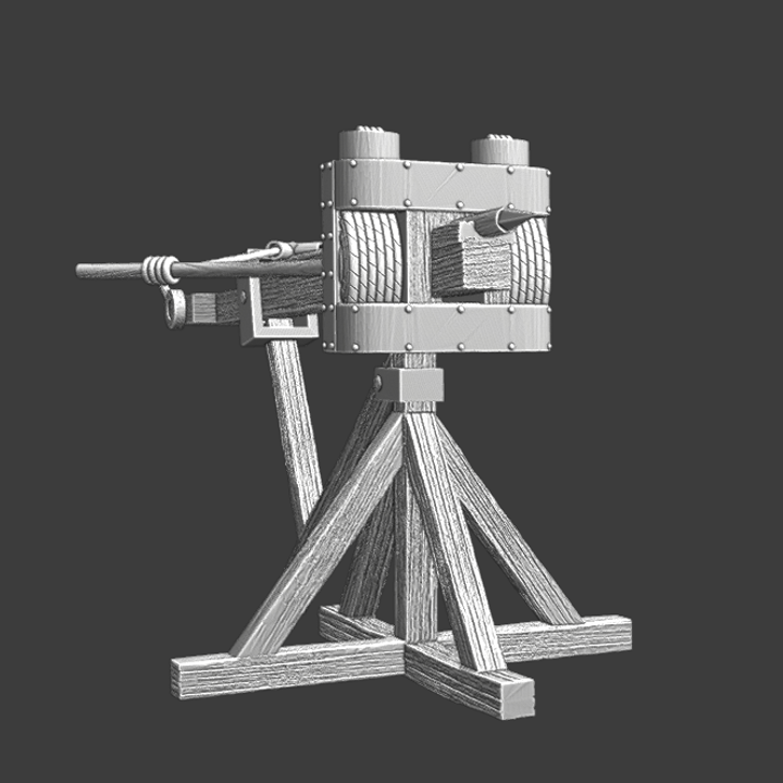 3D Printable Medieval (Roman) scorpion by Northern Crusades Miniatures