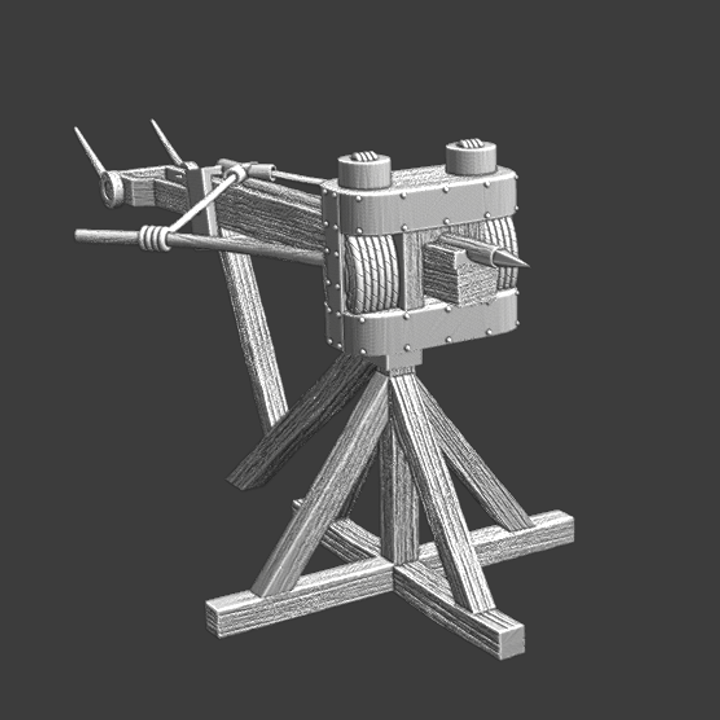 3D Printable Medieval (Roman) scorpion by Northern Crusades Miniatures