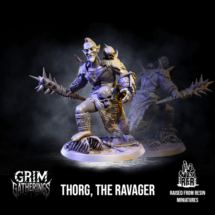 3D Printable Thorg & Ulgor bundle - Tabletop miniatures (Pre-Supported ...