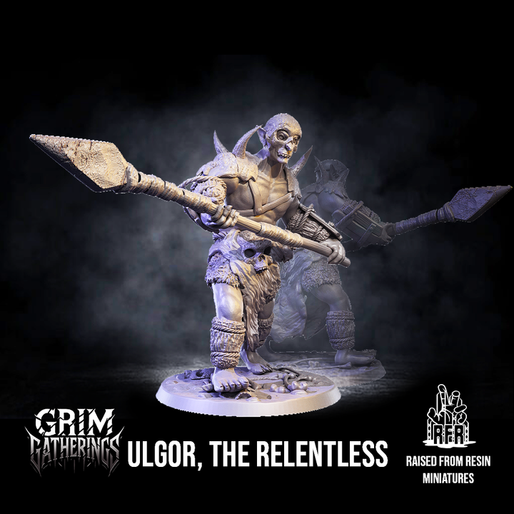 3D Printable Thorg & Ulgor bundle - Tabletop miniatures (Pre-Supported ...