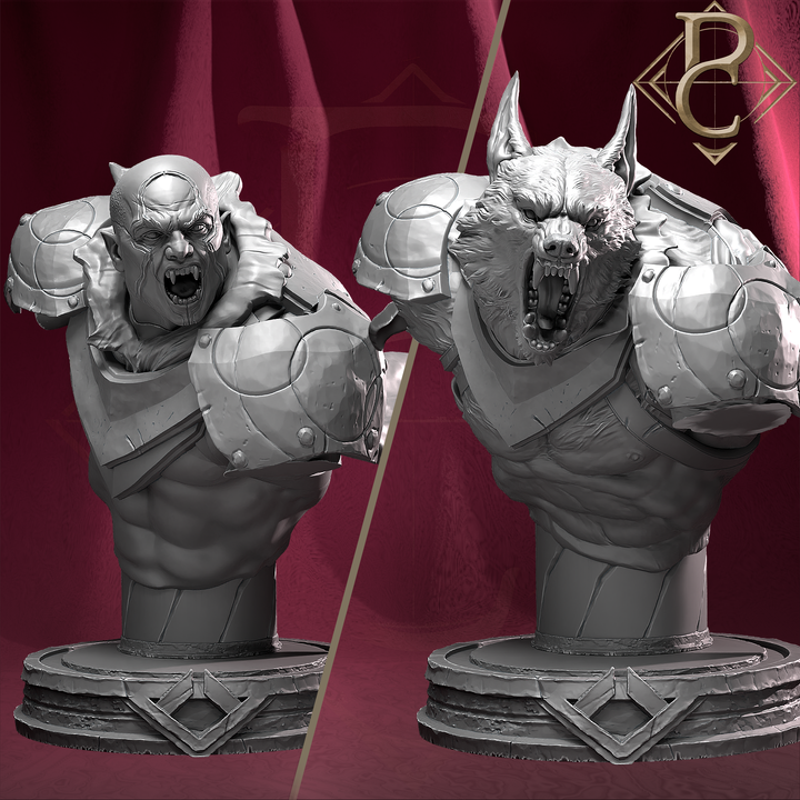 3D Printable Mat'Ador Busts by Parasite Collectibles