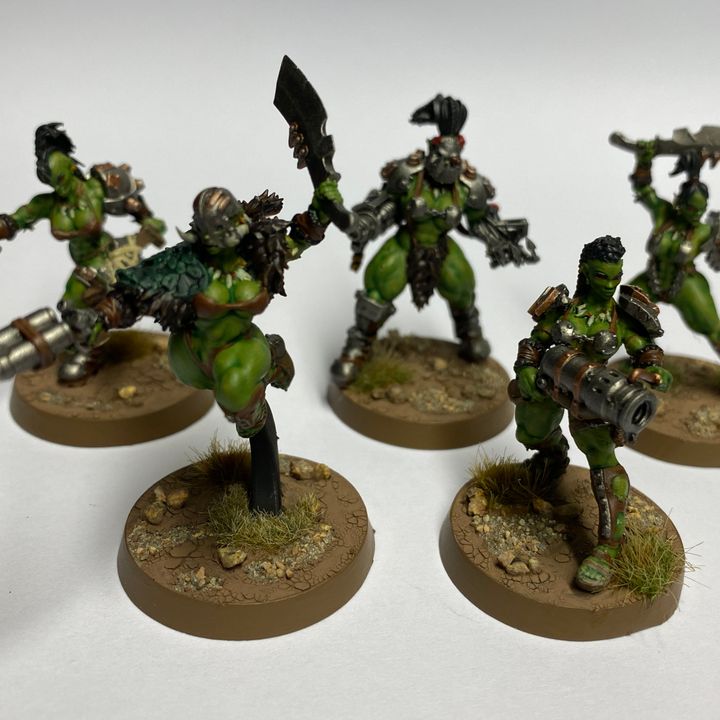 3D Print of She-Orc Beast Hunters by Noihvo