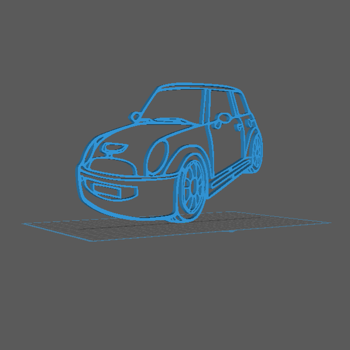 3D Printable Mini Cooper by Paul Wust
