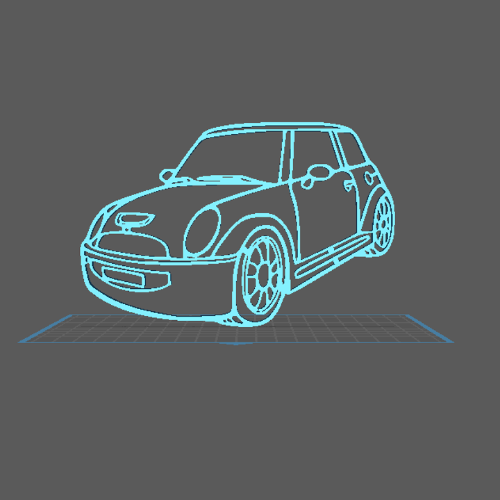 3D Printable Mini Cooper by Paul Wust