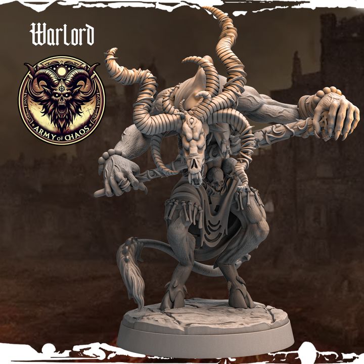 3D Printable Warlord - Army of Chaos: Beasts by Monolith Arts