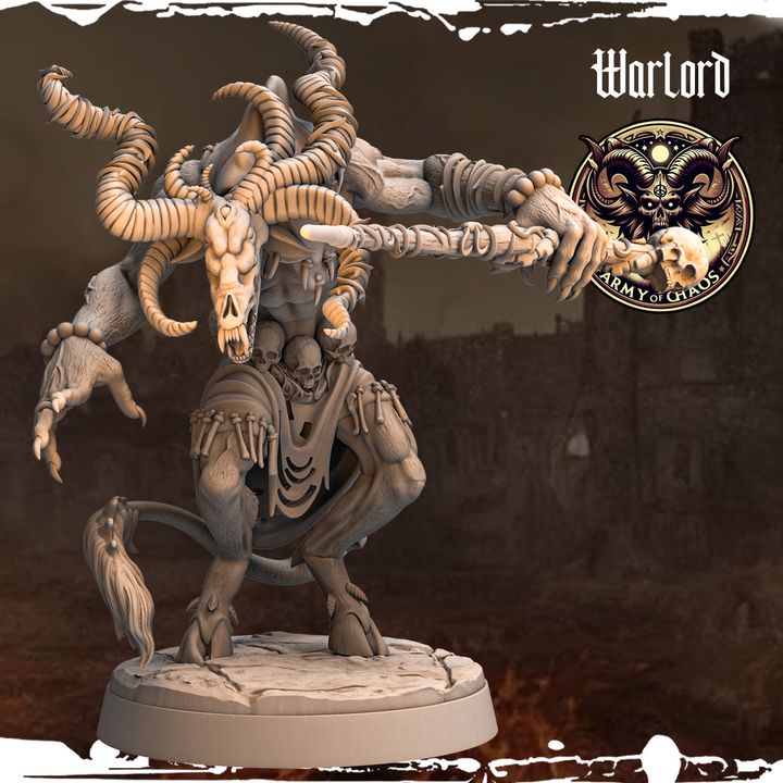 3D Printable Warlord - Army of Chaos: Beasts by Monolith Arts