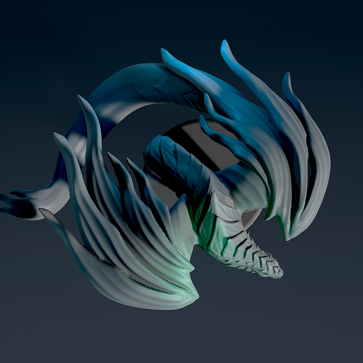 3D Printable Flying Serpent by MiniShev