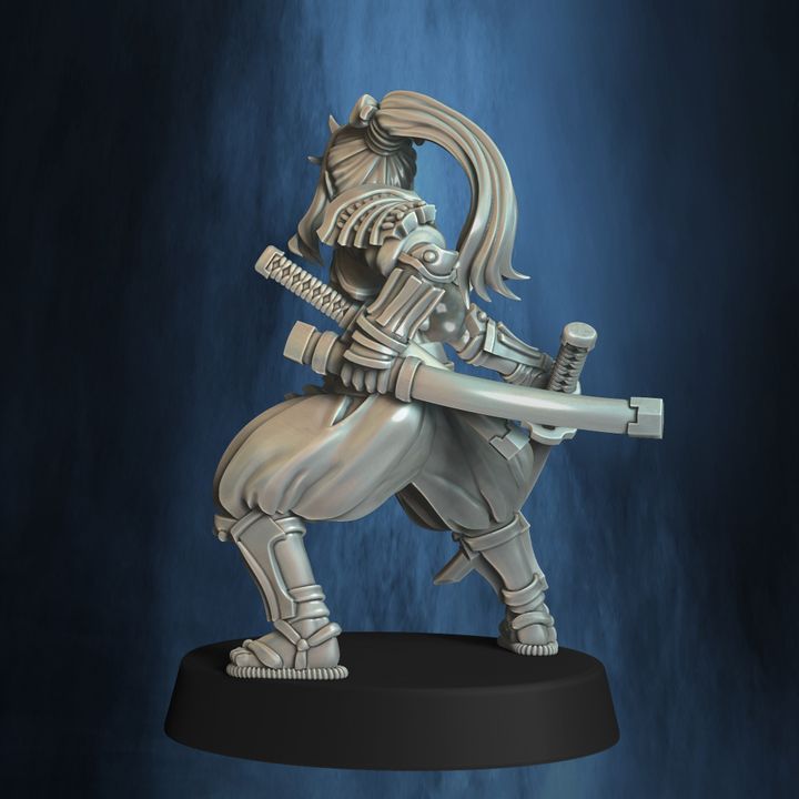 3D Printable Demonic Samurai "Chiyomaru" by Amida