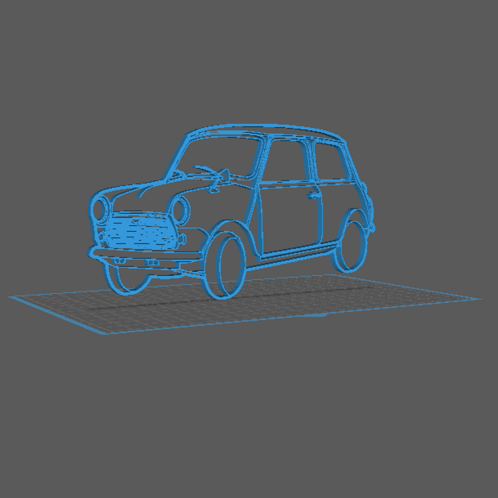 3D Printable Mini Cooper by Paul Wust