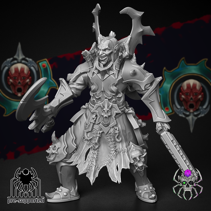 3D Printable Dark Blade Master by EightLegsMiniatures