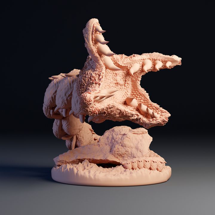 3D Printable Flesh Worm - Miniature by Lazy Bear