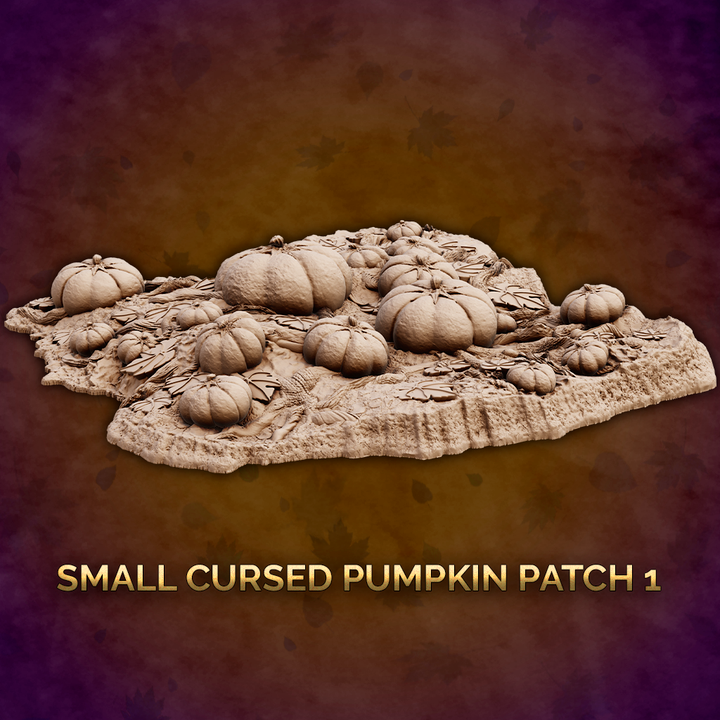 3D Printable Cursed Pumpkin Patch by Artificers_Mini