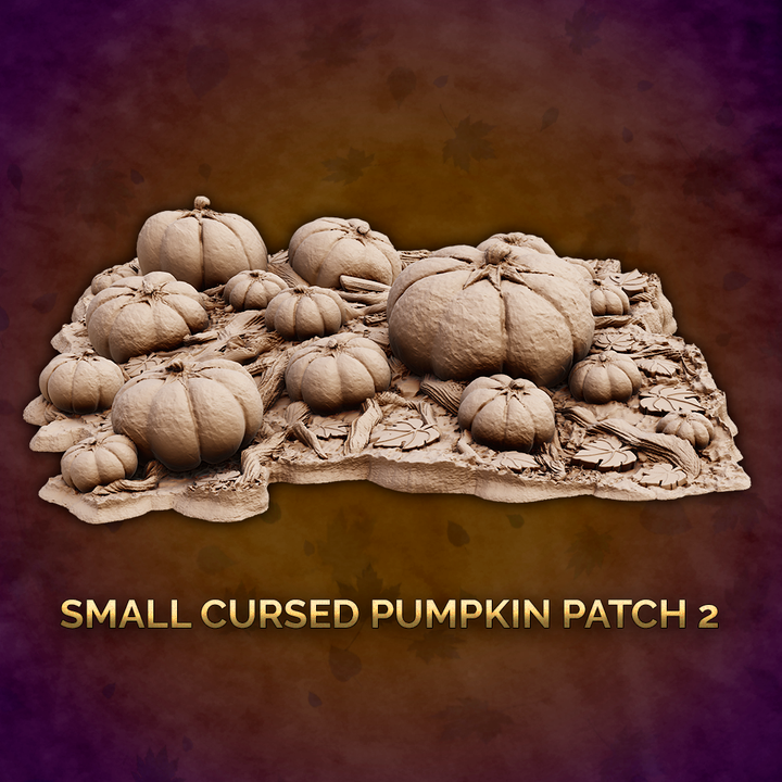 3D Printable Cursed Pumpkin Patch by Artificers_Mini