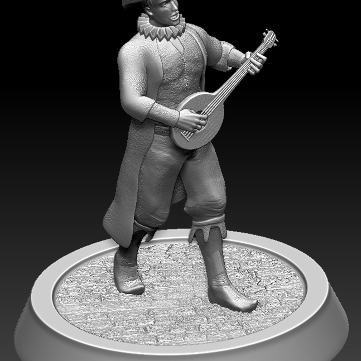 3D Printable The Bard by John Schmolke