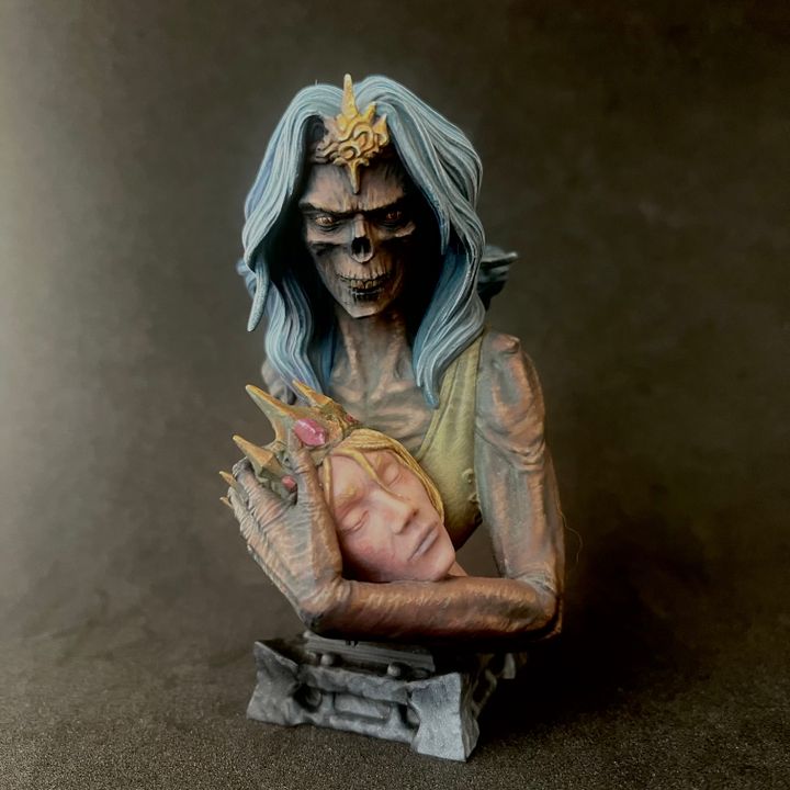 3D Print of Bust - Banshee Queen by santiagomelo