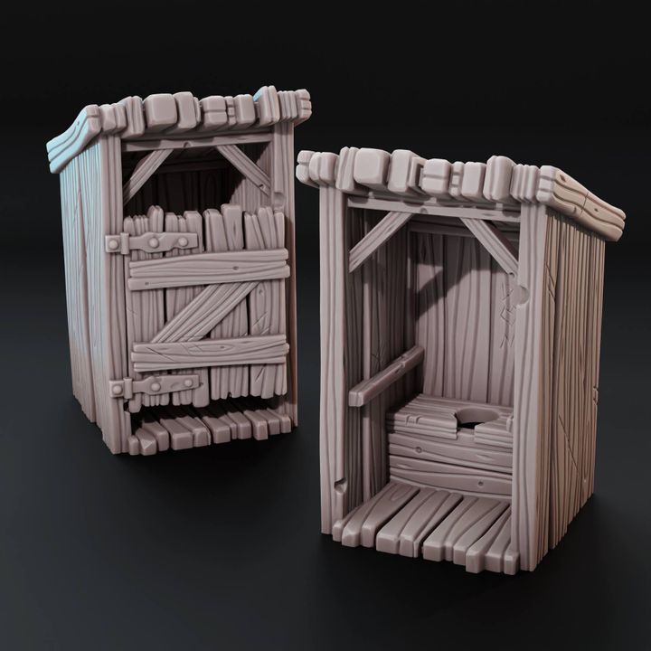 3D Printable Outhouse by The Forge of Many Things