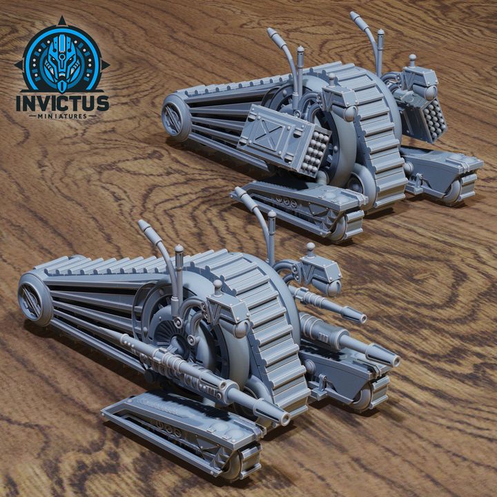 3D Printable Scout Droid / Battlefield Reconnaissance / Piloted Battle ...