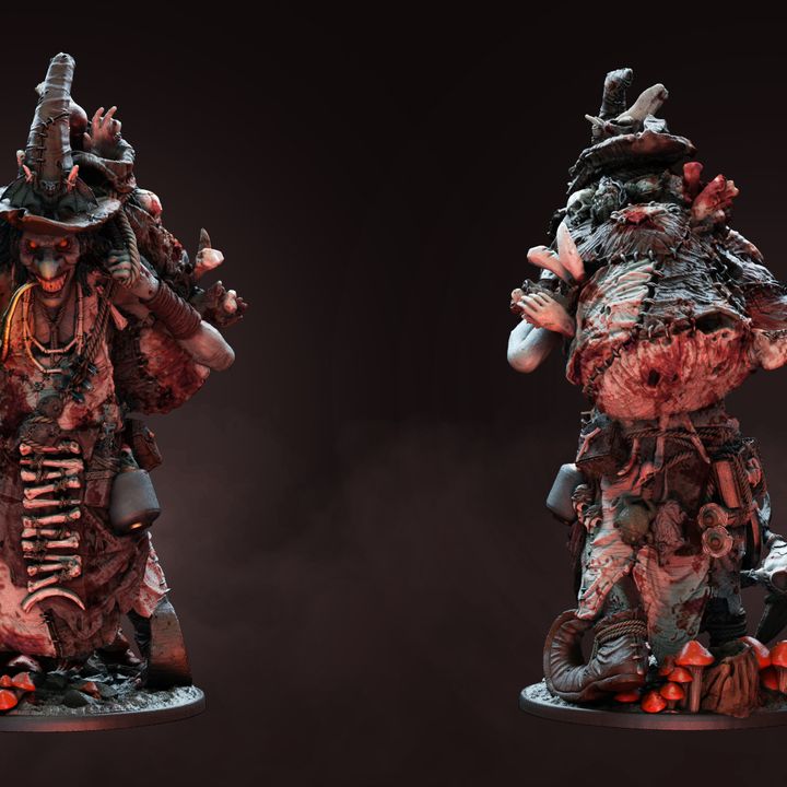 3D Printable Witch Sisters - BUNDLE #19 by Necropunks Miniatures