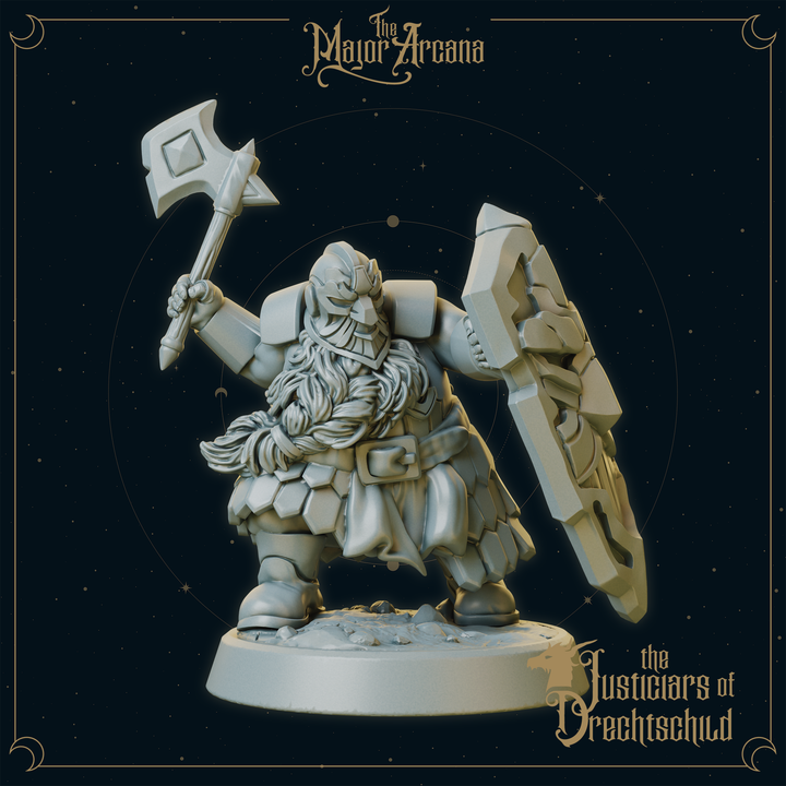 3D Printable Dorgar, the Bright by The Shattered Realms