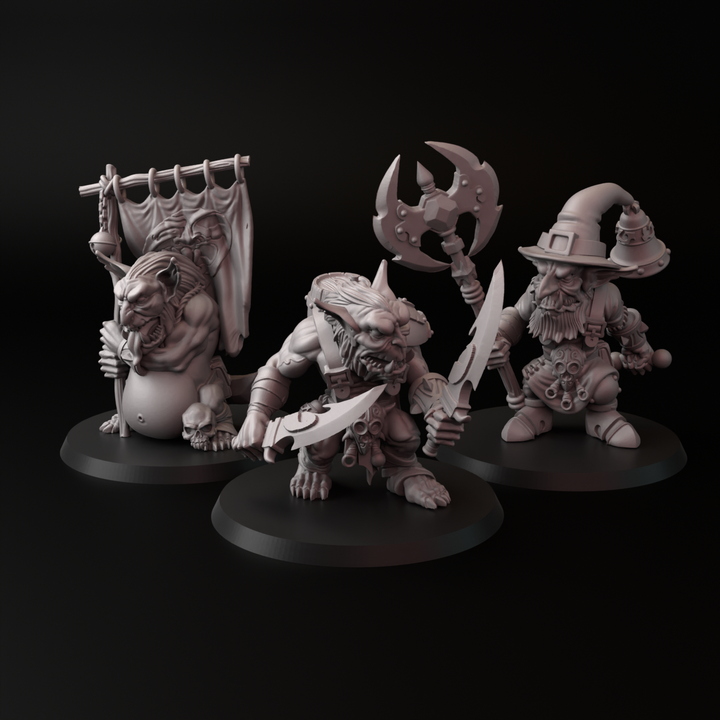 3D Printable Goblins by Crosslances