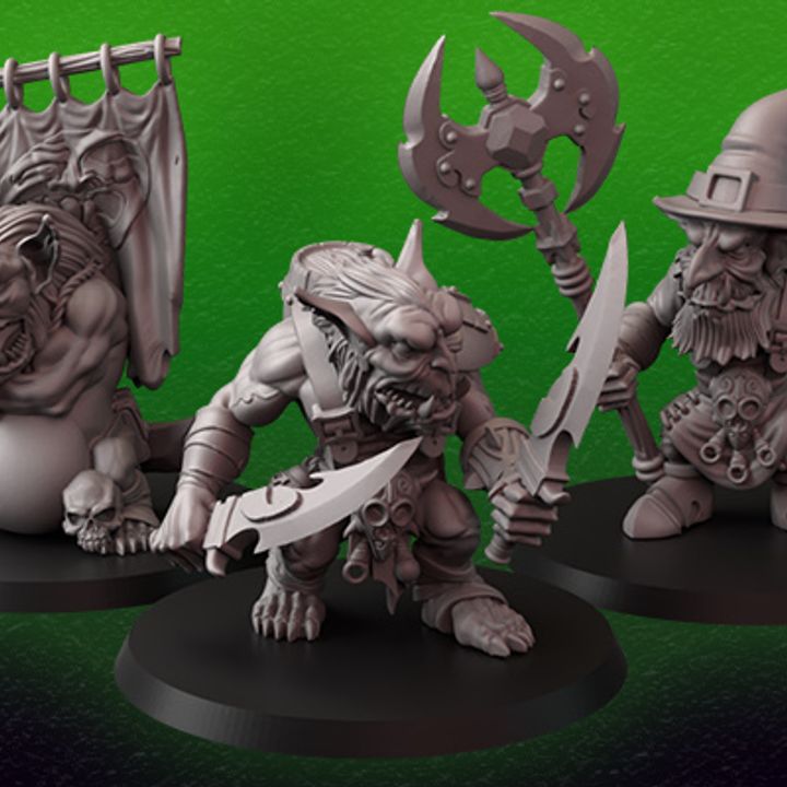 3D Printable Goblins by Crosslances