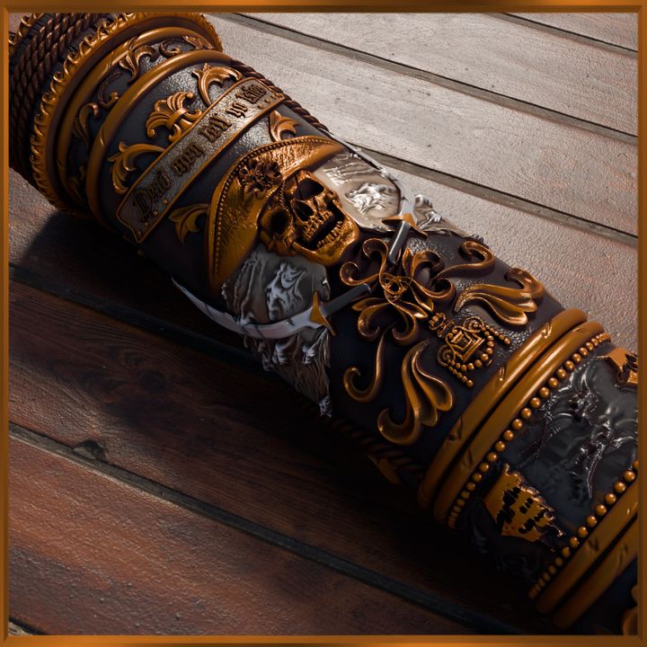 3D Printable Epic Playmat tubes: Pirate Theme by Mojibake Collectibles