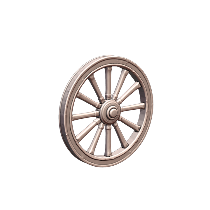 Download 28mm DND Fantasy Terrain Classic Horse Wagon Cart Wheel ...