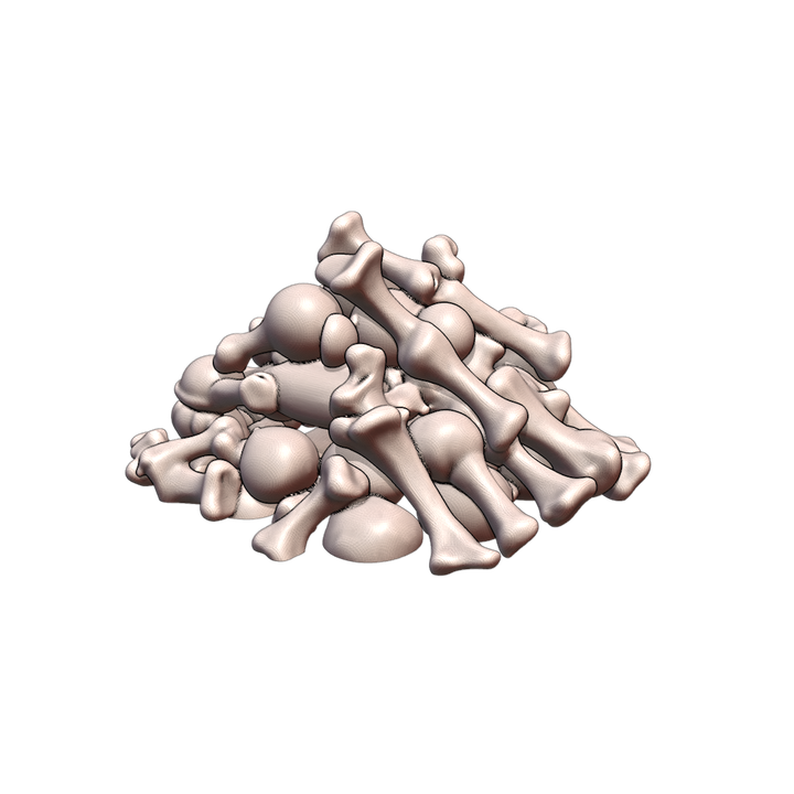 Download 28mm DND Creepy Bone Mound for Dark Adventures MineeForm FDM ...