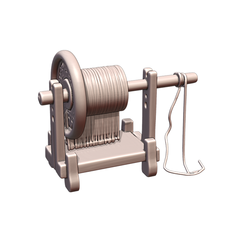 Download 28mm DND Artisan's Spinning Wheel for Textile Production in ...
