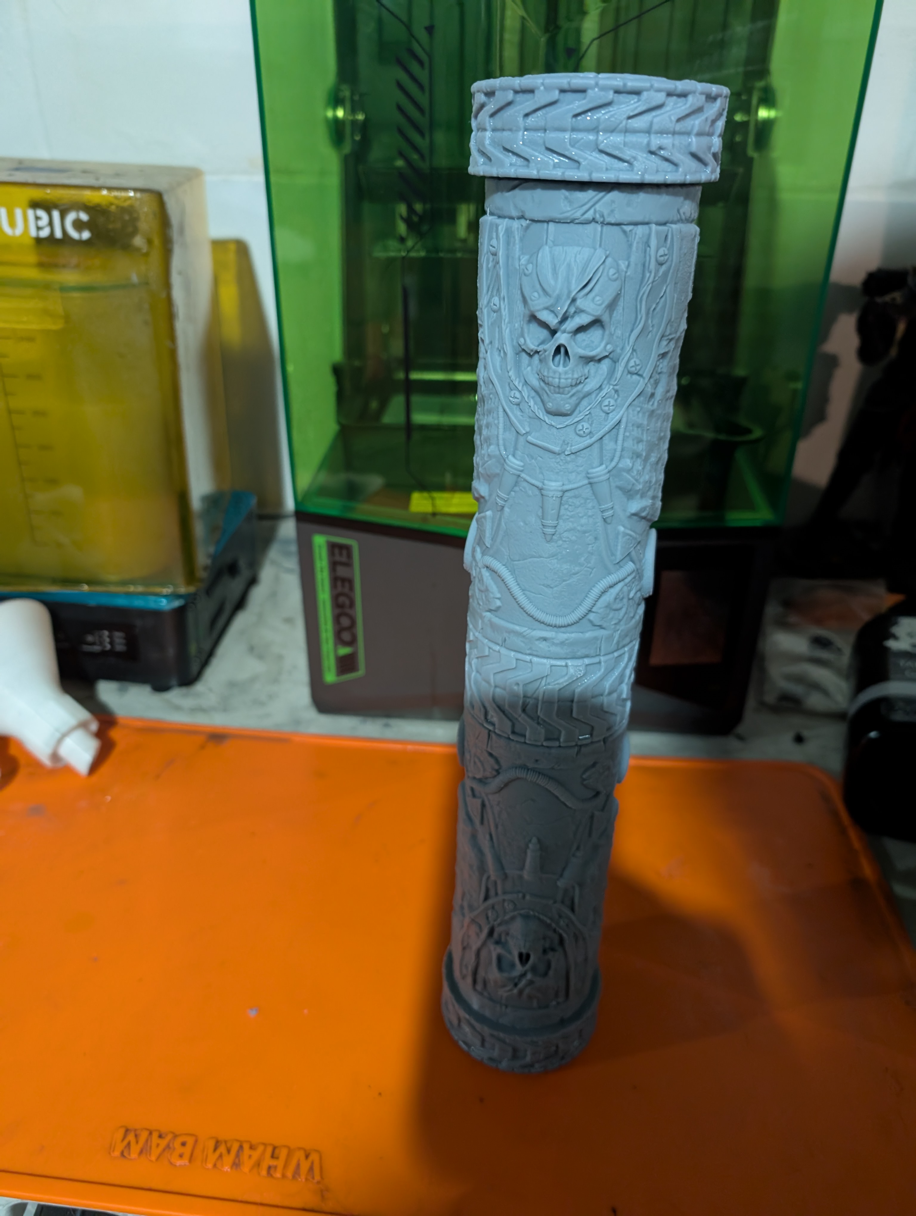 3D Printable Epic Playmat tubes: Post Apoc Theme by Mojibake Collectibles
