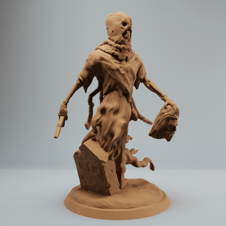 3D Printable Executioner Geist undead skeleton wraith - pre supported ...