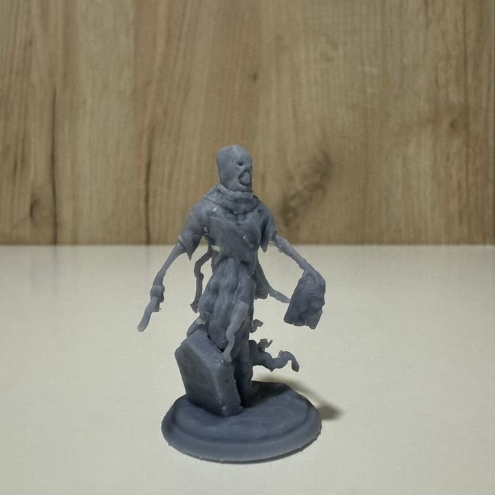 3D Printable Executioner Geist undead skeleton wraith - pre supported ...