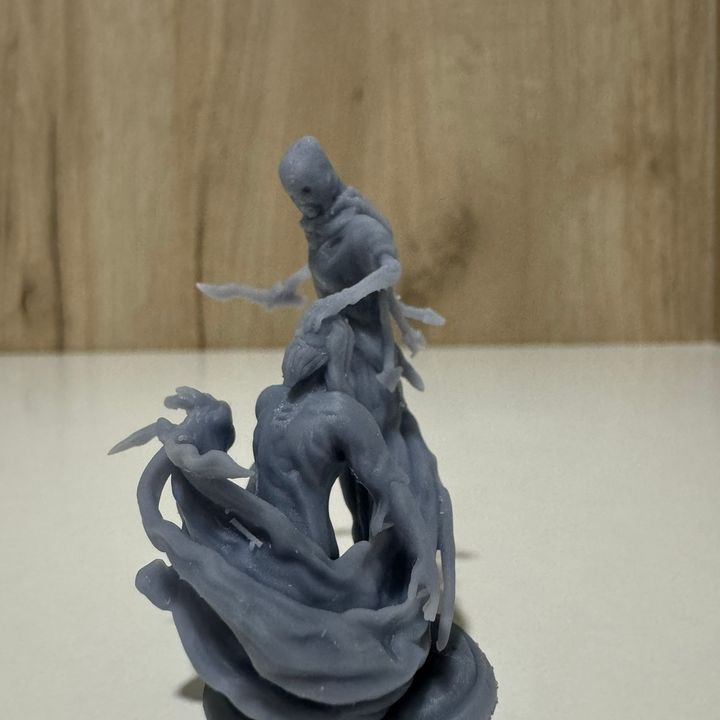3D Printable Executioner Geist undead skeleton wraith - pre supported ...