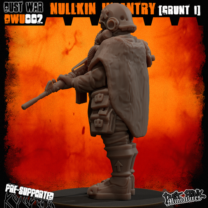 3D Printable [DWU002] [NULLKIN INFANTRY GRUNT I] by Django OCP