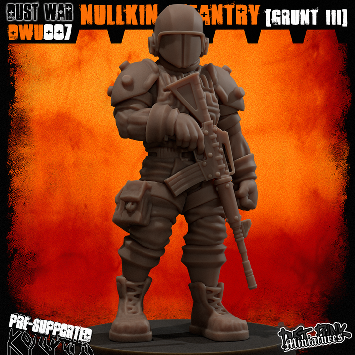 3D Printable [DWU007] [NULLKIN INFANTRY GRUNT III] by Django OCP