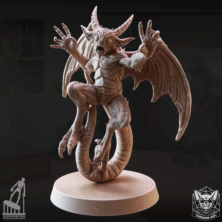 3D Printable Quasit - E by Dungeon Dog