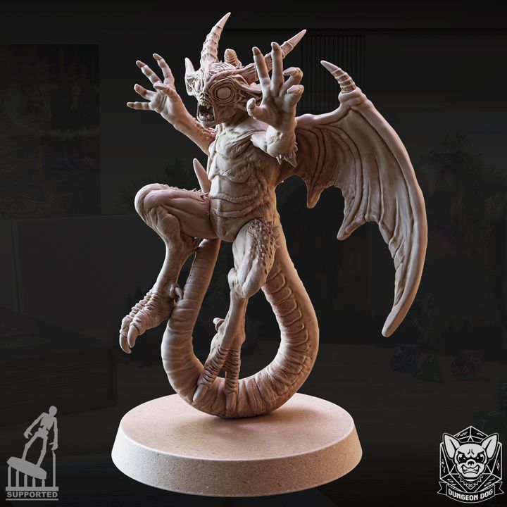 3D Printable Quasit - E by Dungeon Dog