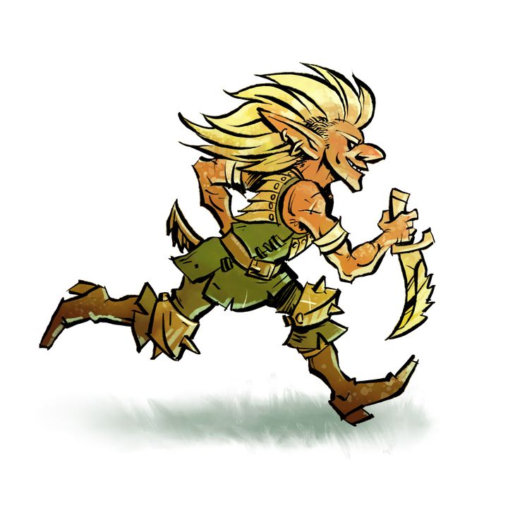 3D Printable Supported / Unsupported 32mm Elf Fighter Rogue for D&D ...