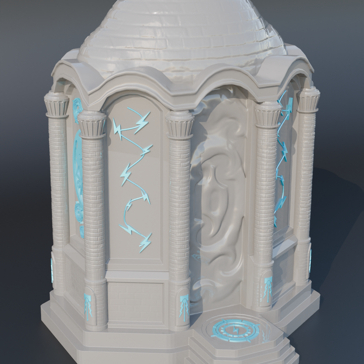3D Printable Storm Portal Faction Terrain by Matt_3D_Artist