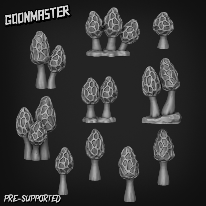 3D Printable Basing Bits 206 - Morchella Galilaea by Goon Master