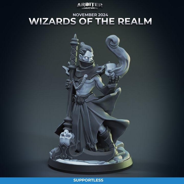 3D Printable Arbiter Miniatures November 2024 Wizards of the Realm ...