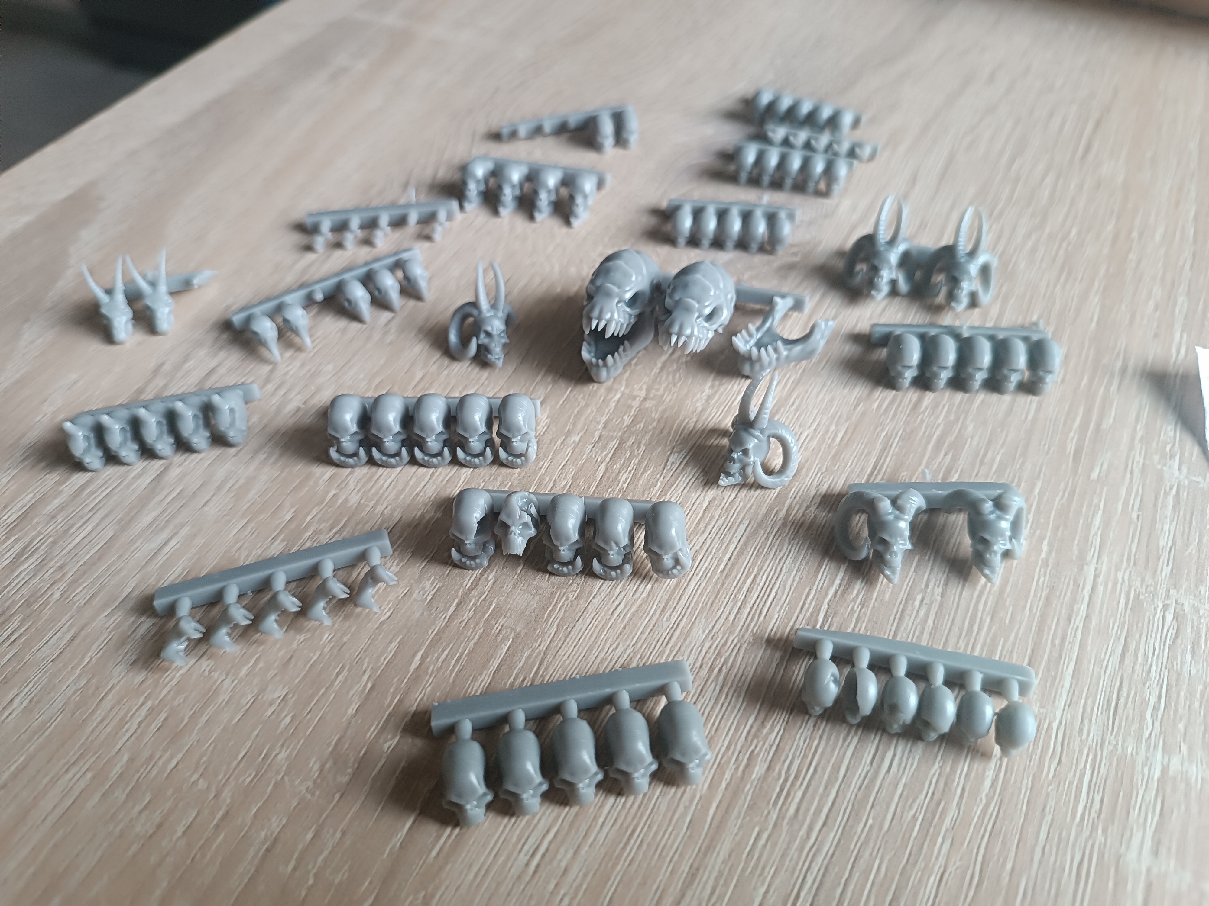 3D Printable Skulls basing bits - Orc, Human, Cyclops, Bird, Demon by ...