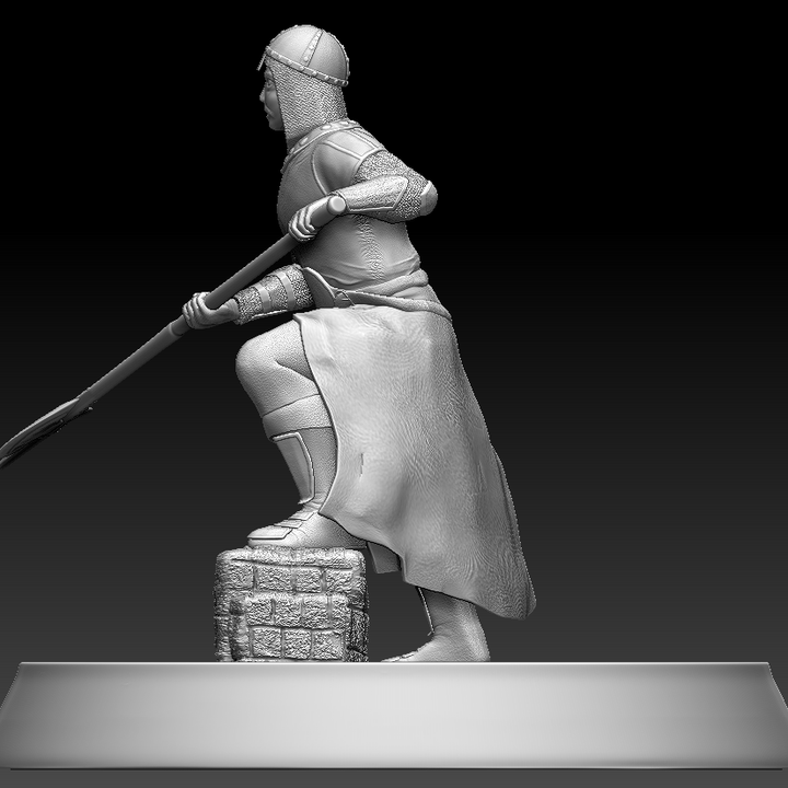 3D Printable City Guard by John Schmolke