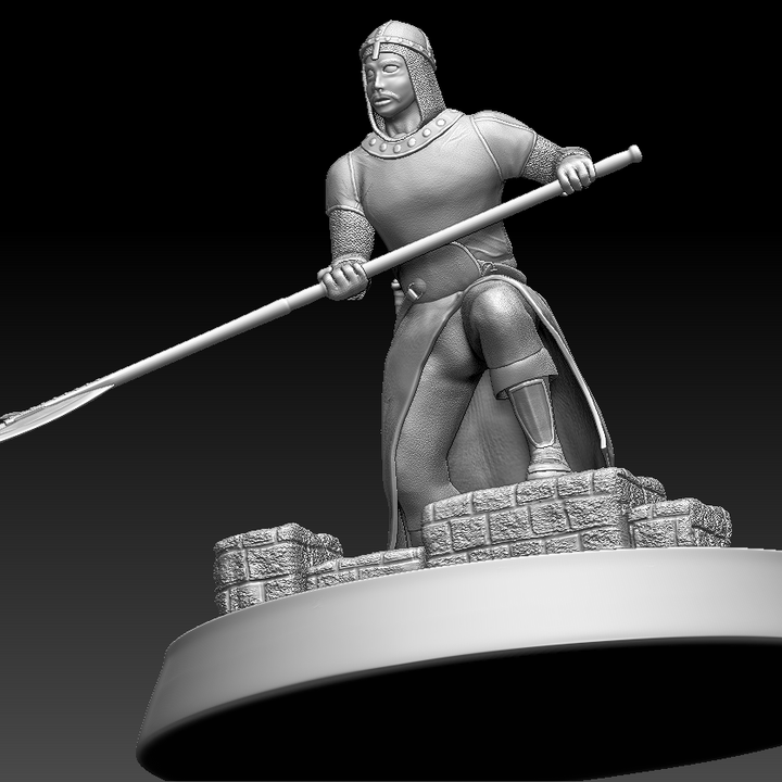 3D Printable City Guard by John Schmolke