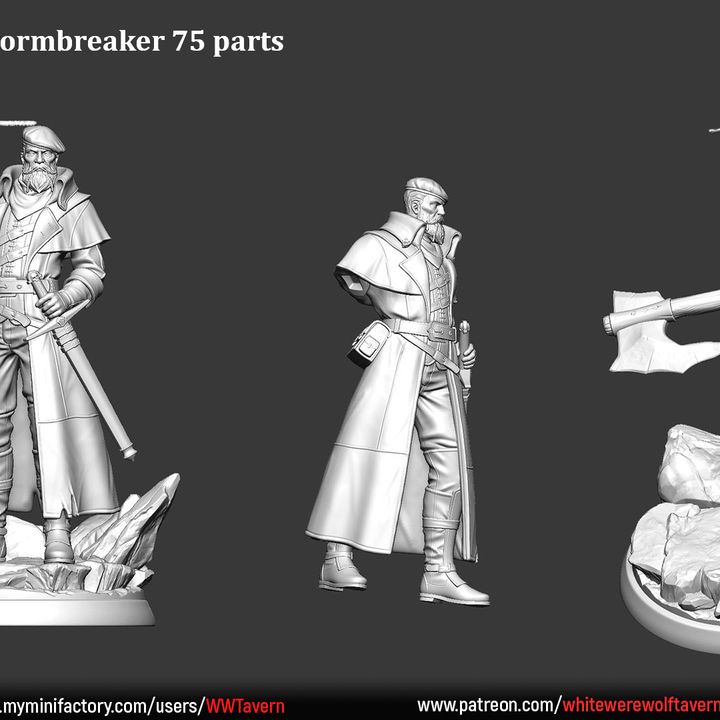 3D Printable Valkor The Stormbreaker - 32mm & 75mm Pre-supported STLs ...