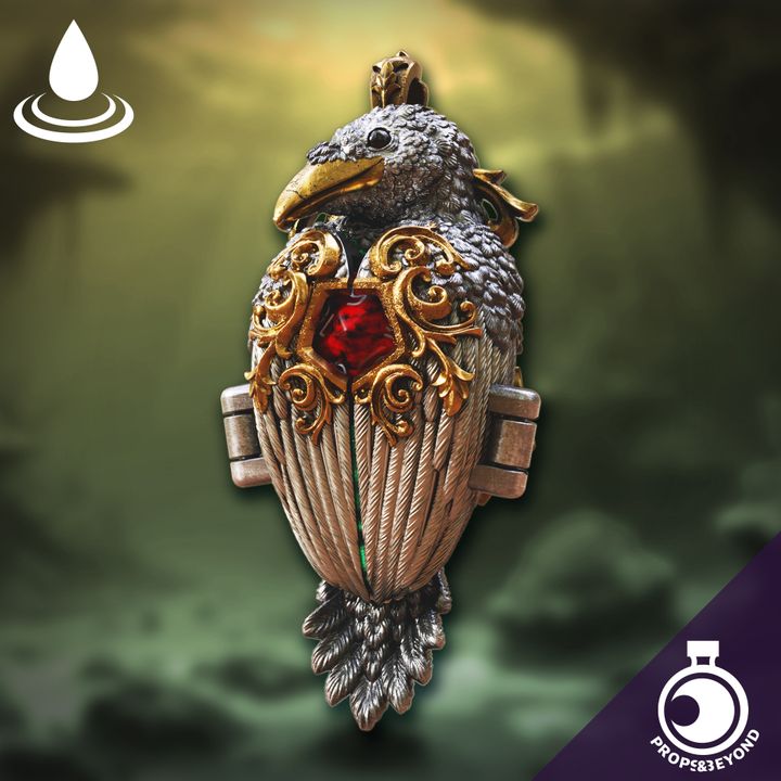 3D Printable Corvus Pendant by Props&Beyond