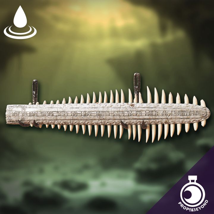 3D Printable Sawshark Nose - Monster Trophy by Props&Beyond