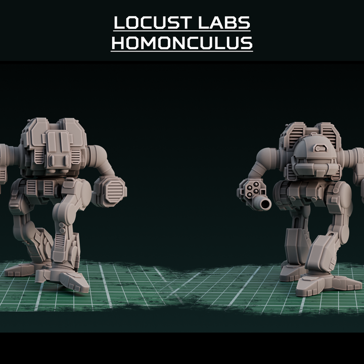 3D Printable 6mm Homunculus by Locust_Labs